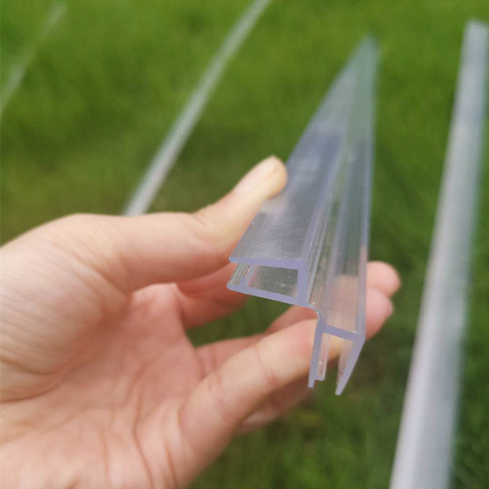 100cm Clear Flat Acrylic Continuous Hinge