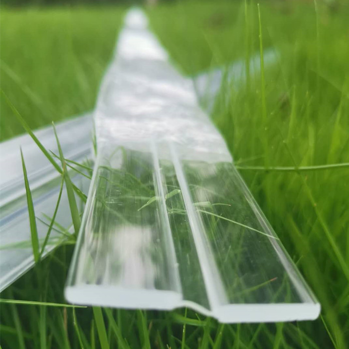 100cm Clear Flat Acrylic Continuous Hinge