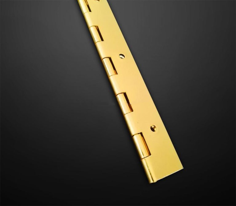 Brass Plated Long Continuous Hinges