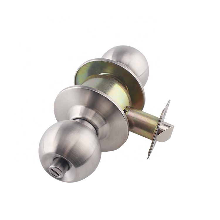 Stainless steel bathroom door tubular knob | Hinge Manufacturers